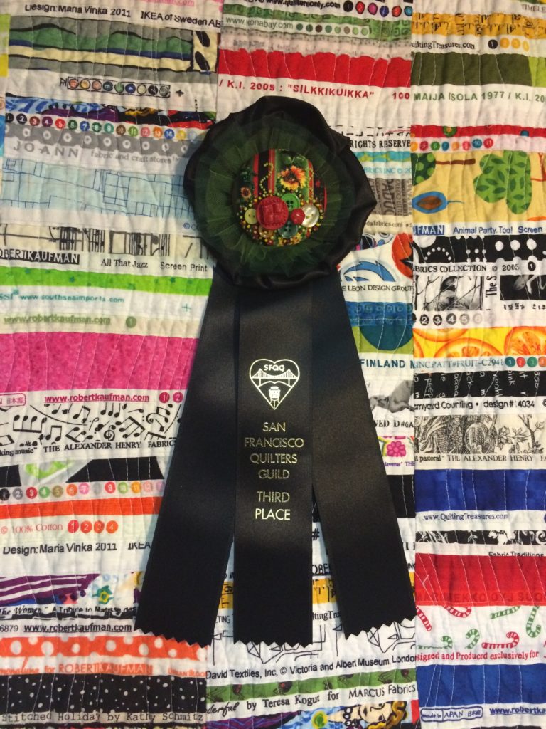 Ribbons! San Francisco Quilt Guild Show 2015 - Quilting in the Fog